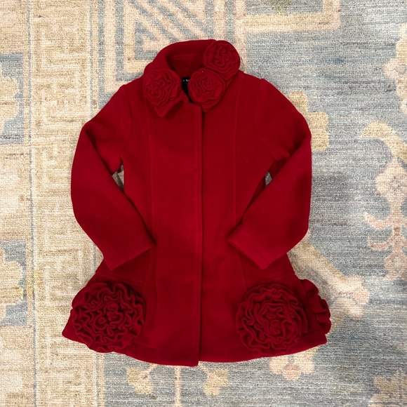 Kate Mack | Jackets & Coats | Kate Mack Red Flower Jacket | Poshmark